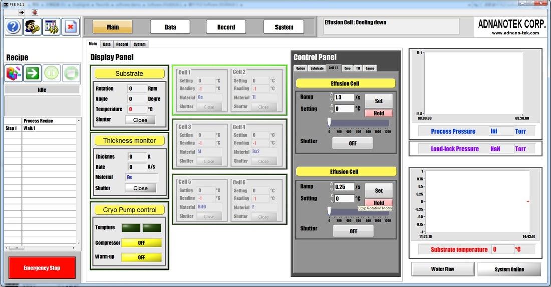 MBE - Control Software - AdNaNotek