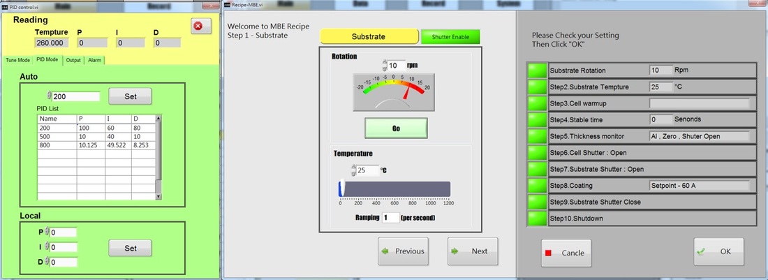 MBE - Control Software - AdNaNotek